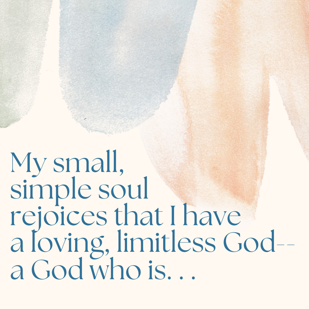 The Greatness of God – Just a Small Simple Soul. . . In the Hands of a ...